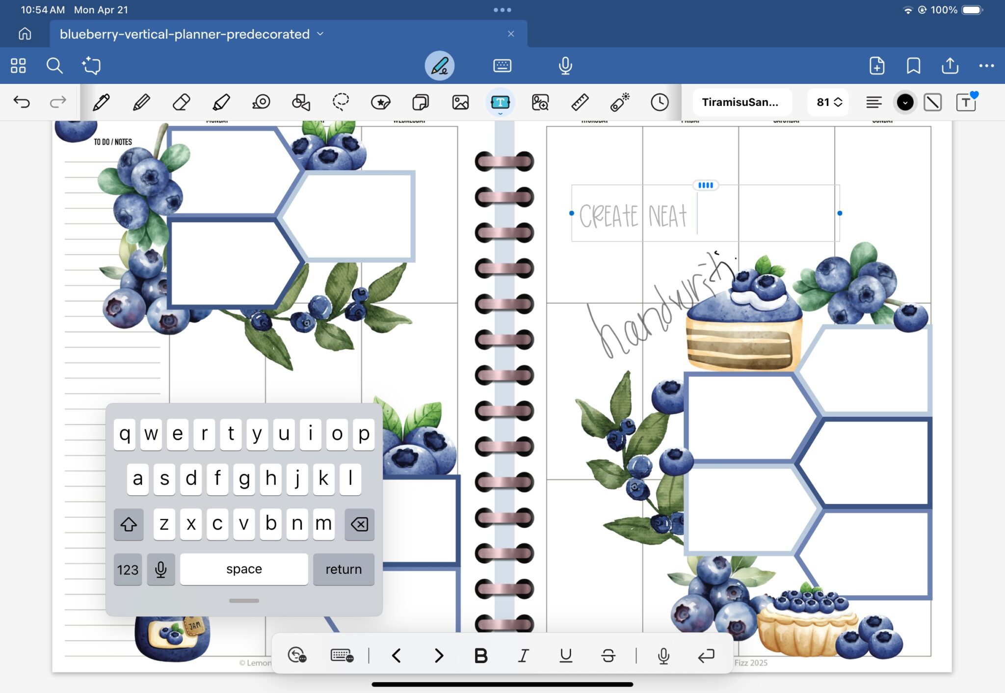 How to Use Goodnotes for Beginners: Free Stickers and Planner Spread